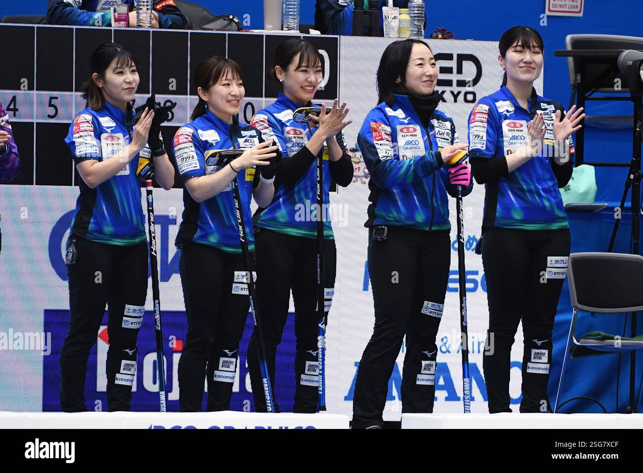 LOCOSOLARE team group, FEBRUARY 8, 2025 - Curling : Japan curling ...