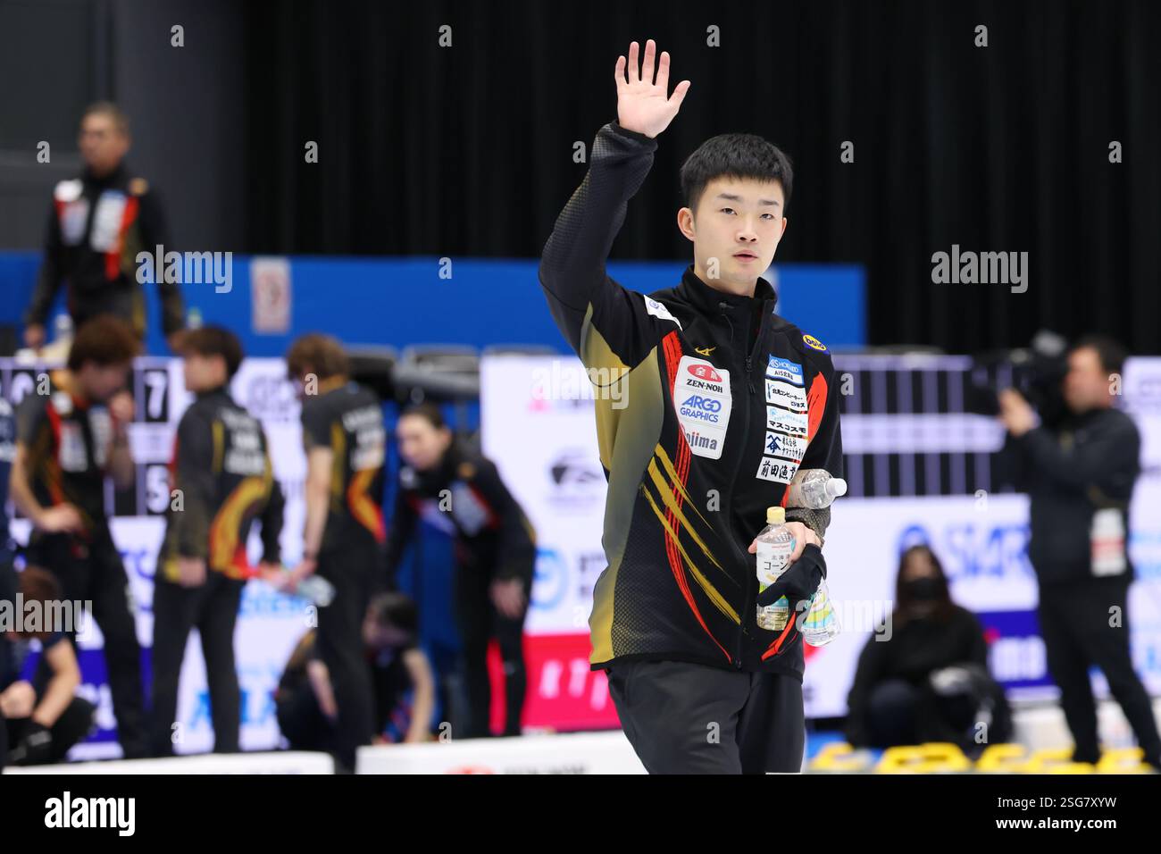 Takumi Maeda (LOCOSOLARE), FEBRUARY 9, 2025 - Curling : Japan curling championships Yokohama ...