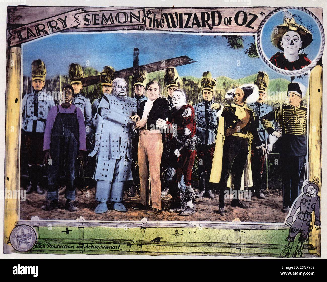 THE WIZARD OF OZ SPENCER BALL, OLIVER HARDY, CHARLES MURRAY, LARRY ...