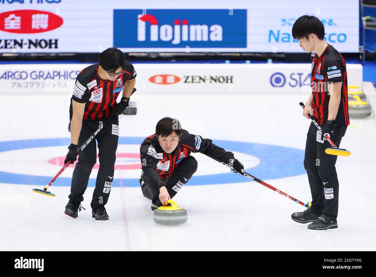 Shinya Abe, Consadole team group, FEBRUARY 8, 2025 - Curling : Japan curling championships ...