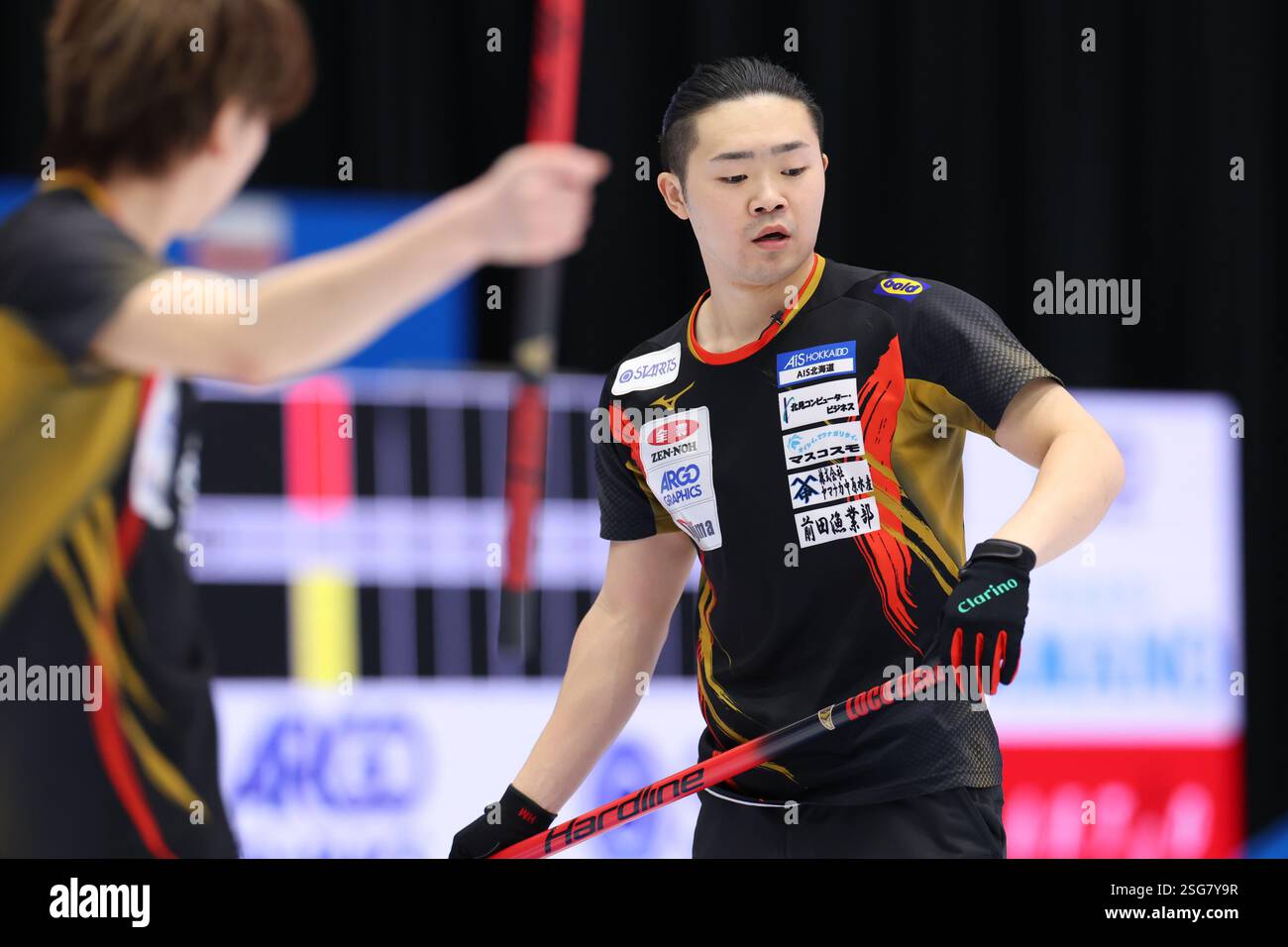 Hiroki Maeda (LOCOSOLARE), FEBRUARY 8, 2025 - Curling : Japan curling championships Yokohama ...