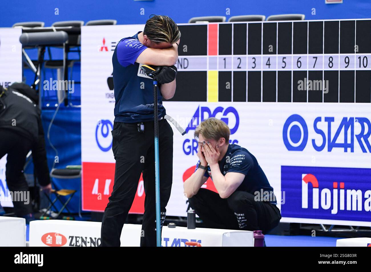 SC Karuizawa club team group, FEBRUARY 9, 2025 - Curling : Japan curling championships Yokohama ...