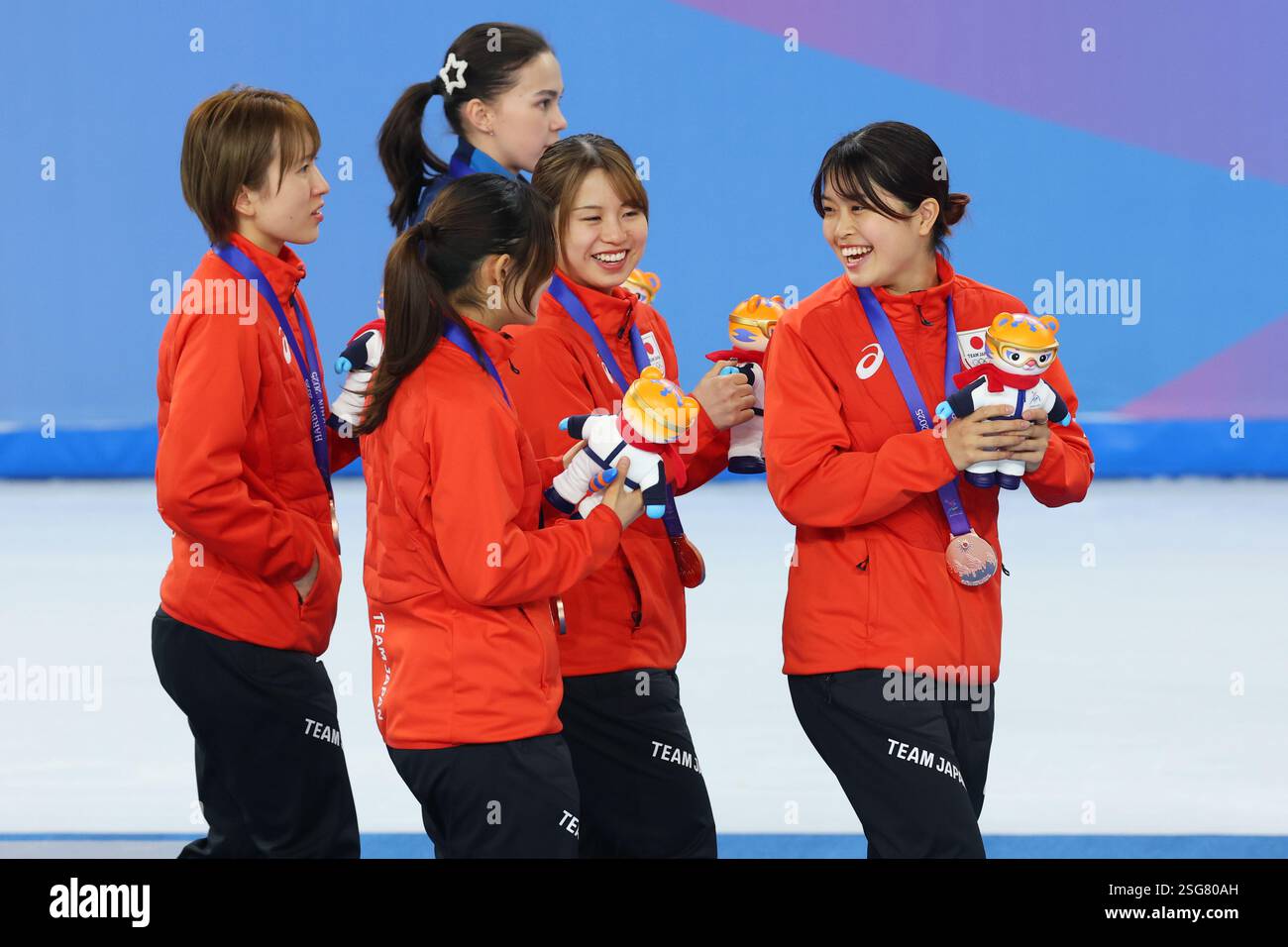 Japan team group (JPN), FEBRUARY 9, 2025 - Short Track Skating : Women ...