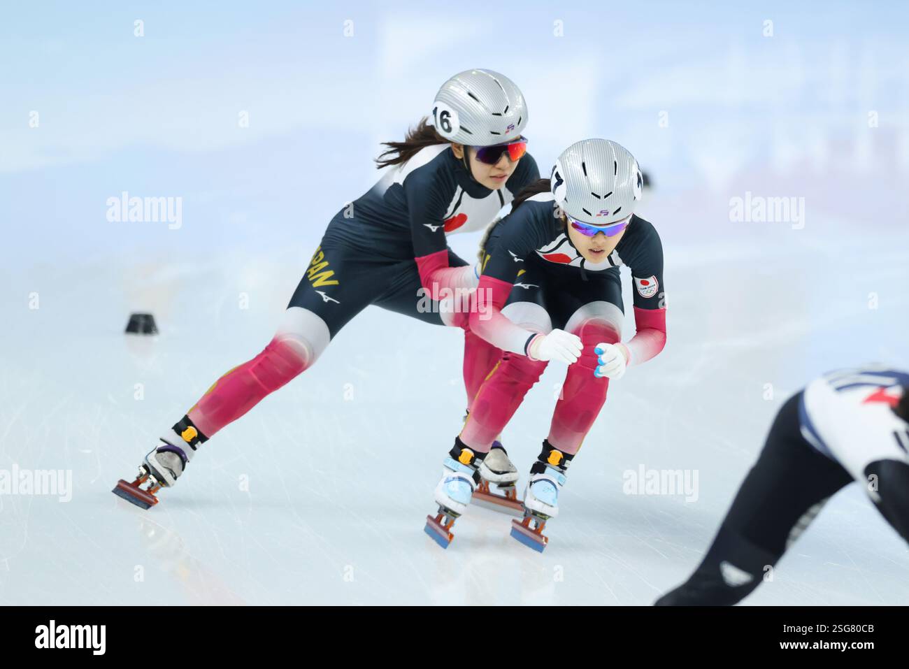 (L to R) Rina Shimada, Yuki Ishikawa (JPN), FEBRUARY 9, 2025 - Short ...