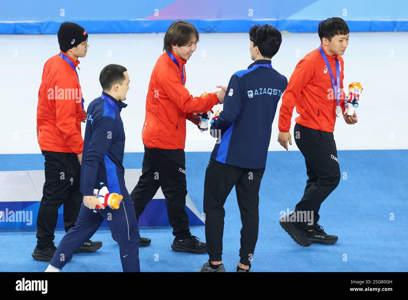 (L to R) Kota Kikuchi, Tsubasa Furukawa (JPN), FEBRUARY 9, 2025 - Short ...