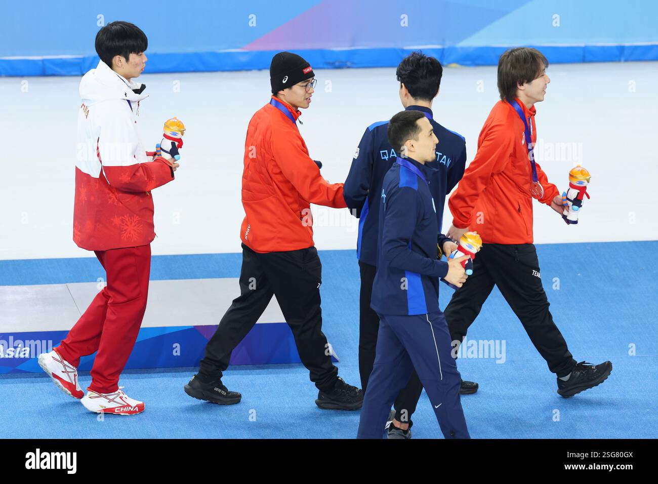 (L to R) Kota Kikuchi, Tsubasa Furukawa (JPN), FEBRUARY 9, 2025 - Short ...