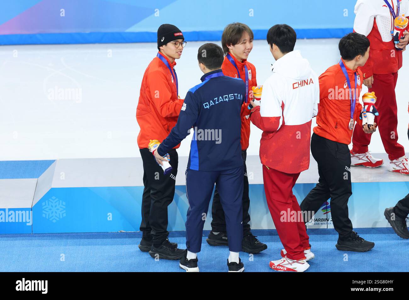 (L to R) Kota Kikuchi, Tsubasa Furukawa (JPN), FEBRUARY 9, 2025 - Short ...