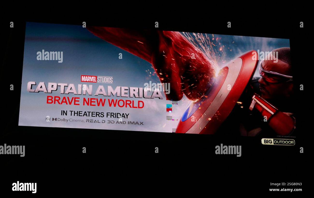 Los Angeles, California, USA 8th February 2025 Marvel Studios Captain ...