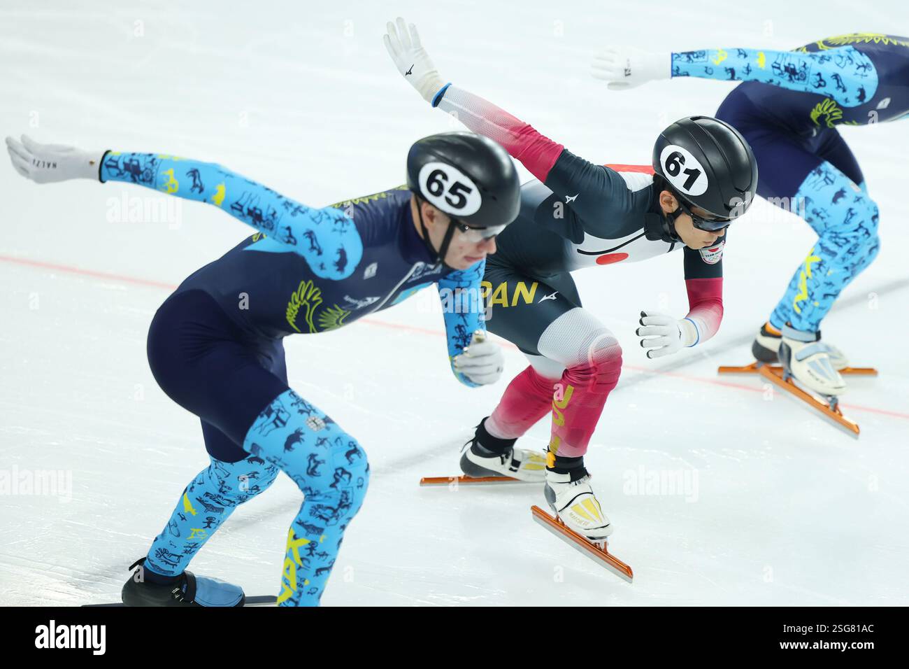 Harbin, China. 9th Feb, 2025. Daito Ochi (JPN) Short Track Skating ...