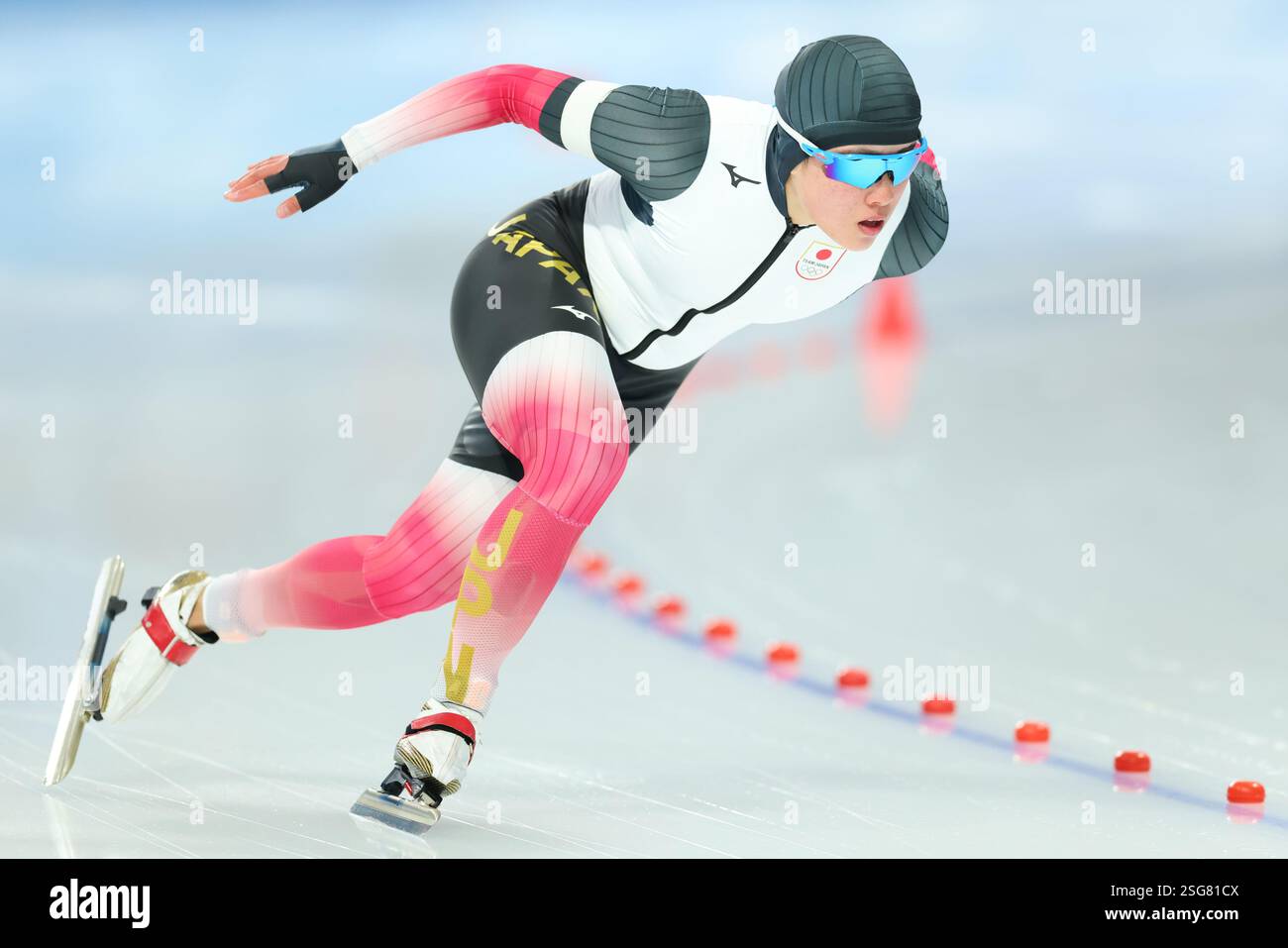 Harbin, China. 9th Feb, 2025. Iori Kitahara (JPN) Speed Skating : Women's 500m during the Harbin ...