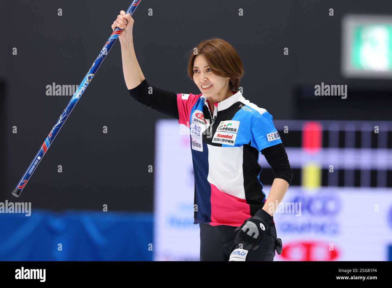 Yokohama BUNTAI, Kanagawa, Japan. 9th Feb, 2025. Sayaka Yoshimura (), FEBRUARY 9, 2025 - Curling ...