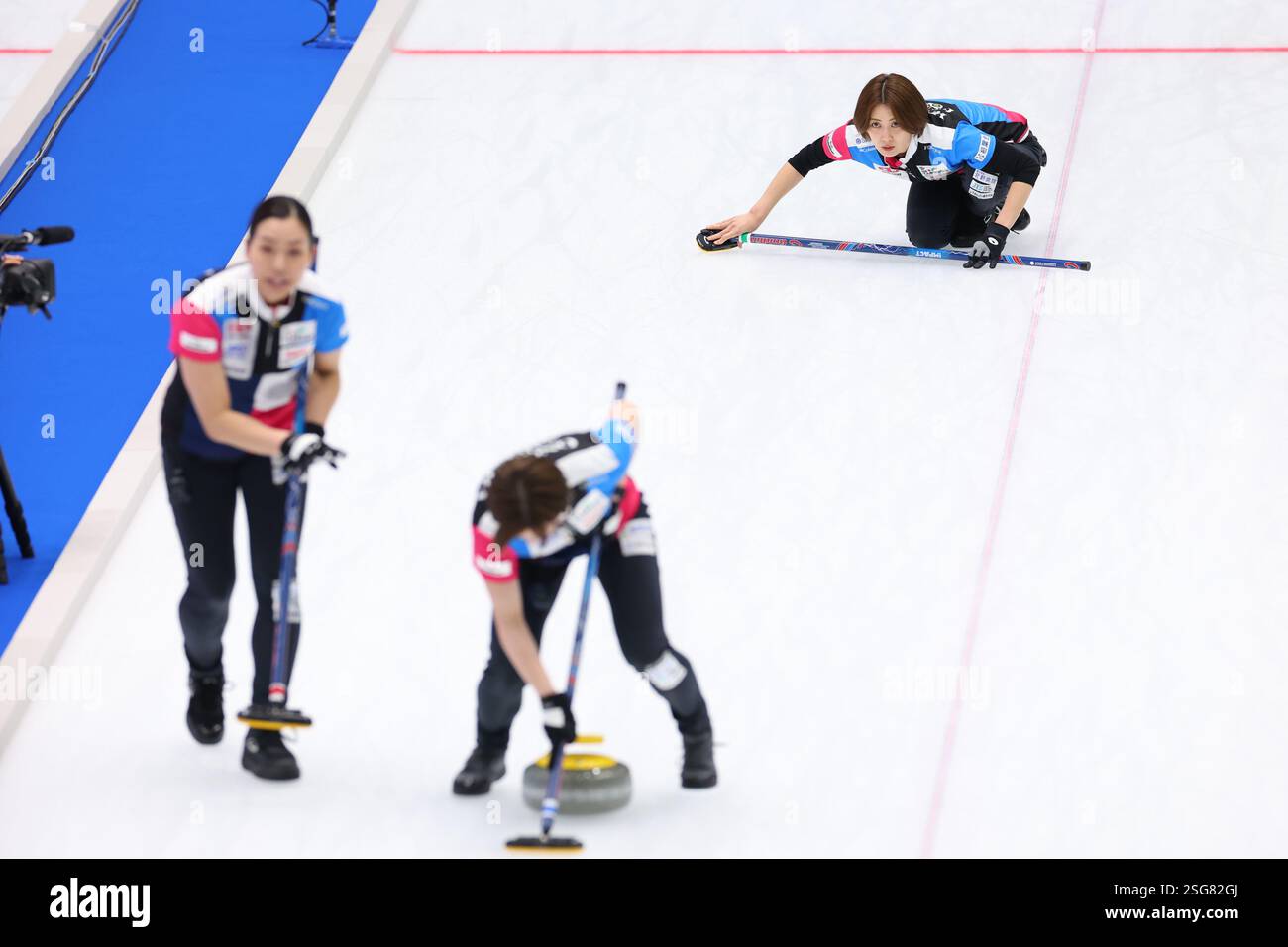 Sayaka Yoshimura, Fortius team group, FEBRUARY 9, 2025 - Curling ...