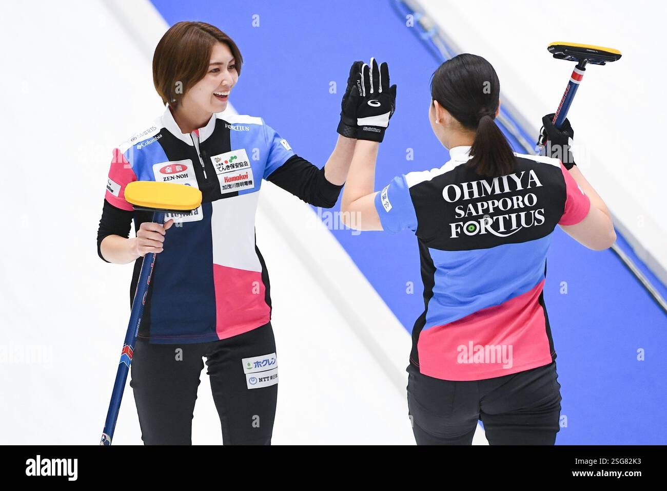 Sayaka Yoshimura (Fortius), FEBRUARY 9, 2025 - Curling : Japan curling championships Yokohama ...