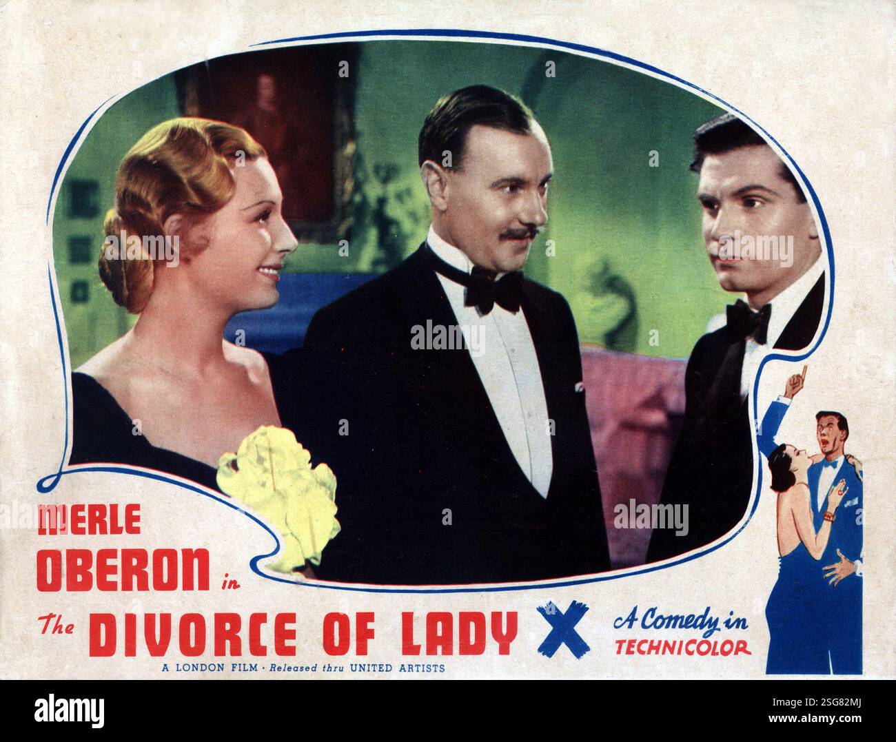 THE DIVORCE OF LADY X BINNIE BARNES, RALPH RICHARDSON, LAURENCE OLIVIER Date: 1938 Stock Photo ...