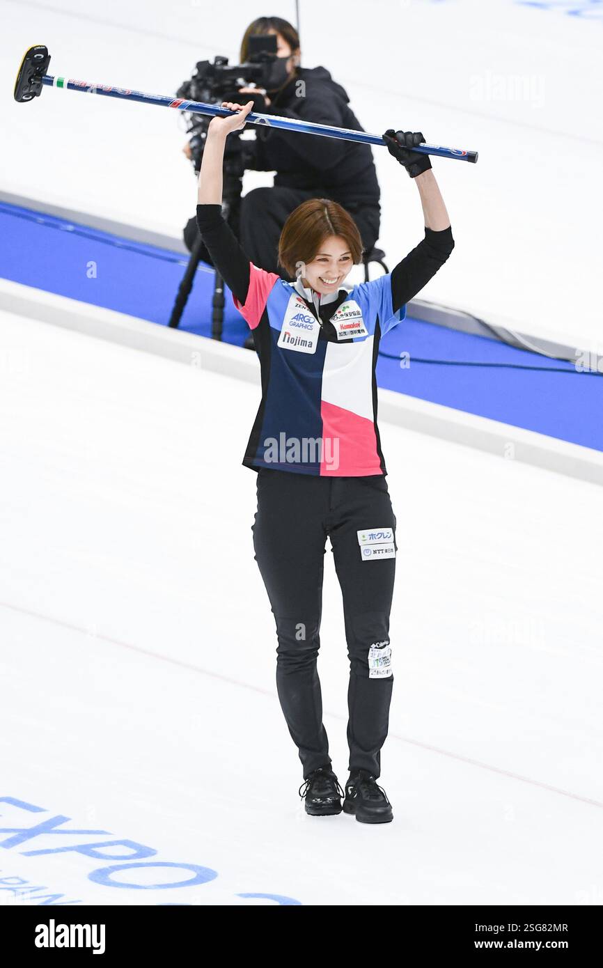Sayaka Yoshimura (Fortius), FEBRUARY 9, 2025 - Curling : Japan curling championships Yokohama ...