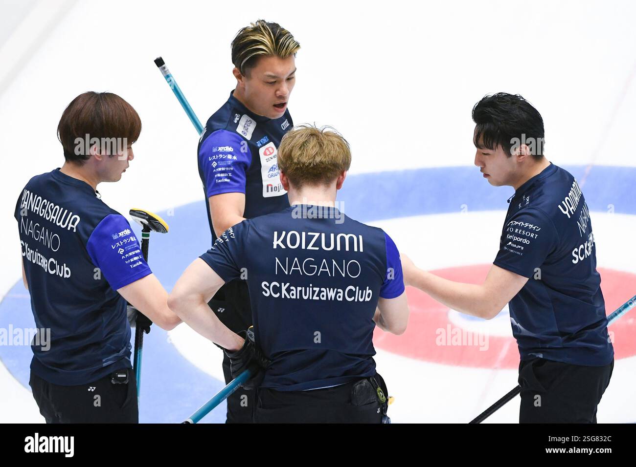 SC Karuizawa club team group, FEBRUARY 9, 2025 - Curling : Japan curling championships Yokohama ...