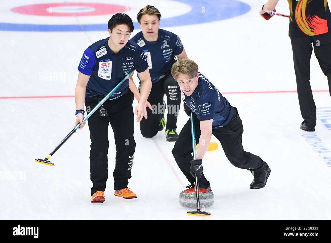 SC Karuizawa club team group, FEBRUARY 9, 2025 - Curling : Japan curling championships Yokohama ...