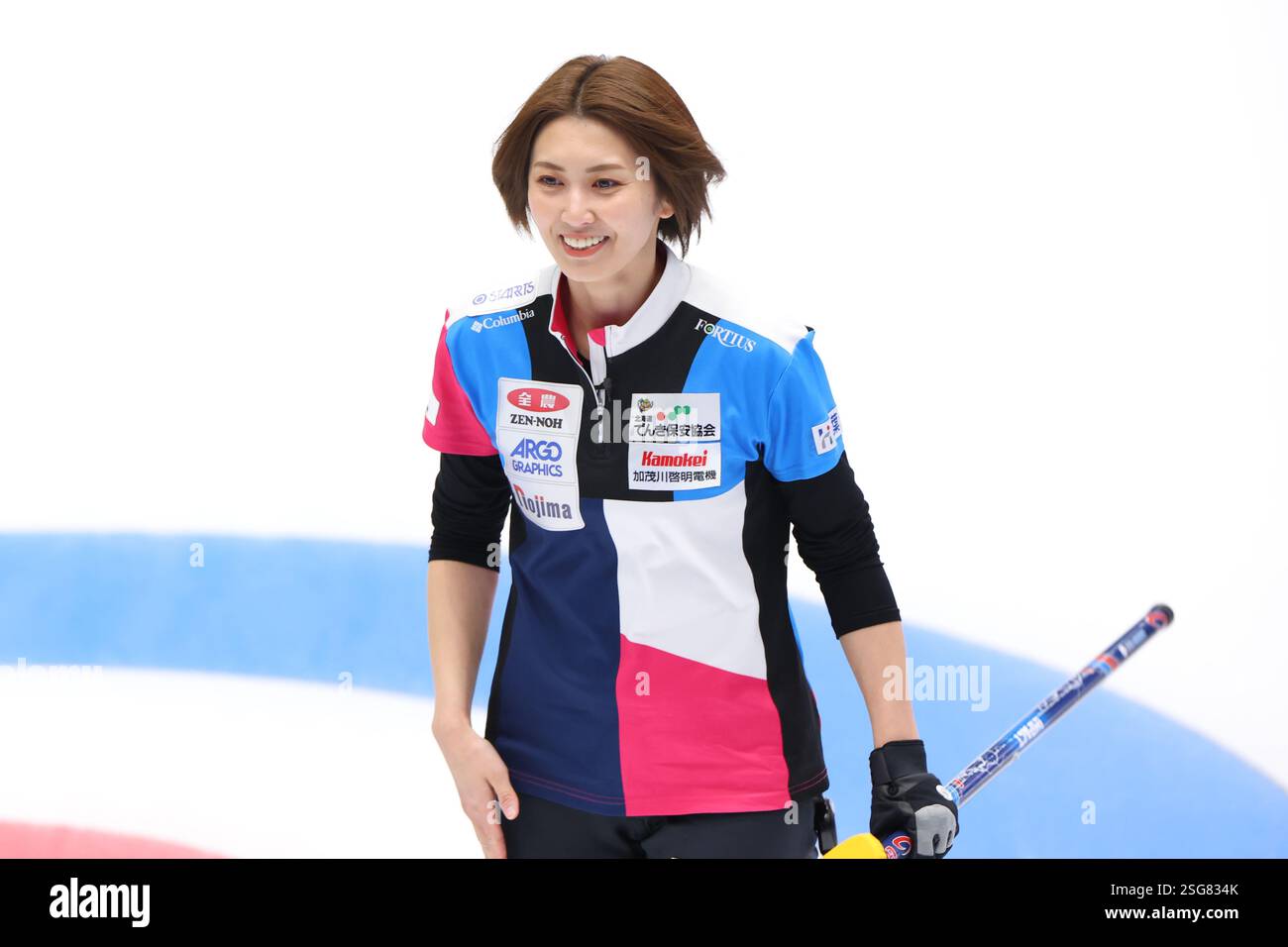 Sayaka Yoshimura (), FEBRUARY 9, 2025 - Curling : Japan curling championships Yokohama 2025 ...