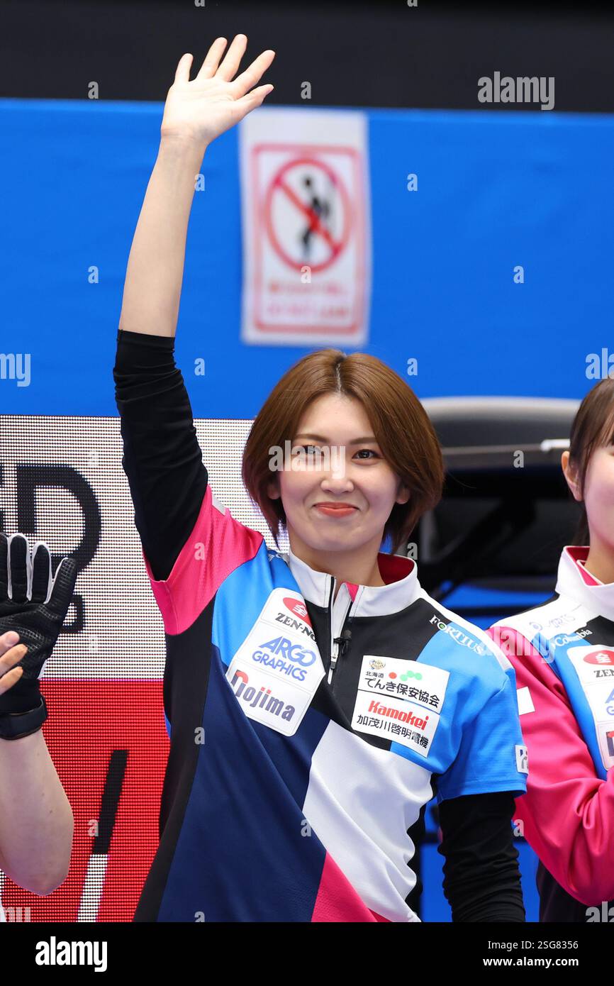 Sayaka Yoshimura (), FEBRUARY 9, 2025 - Curling : Japan curling championships Yokohama 2025 ...