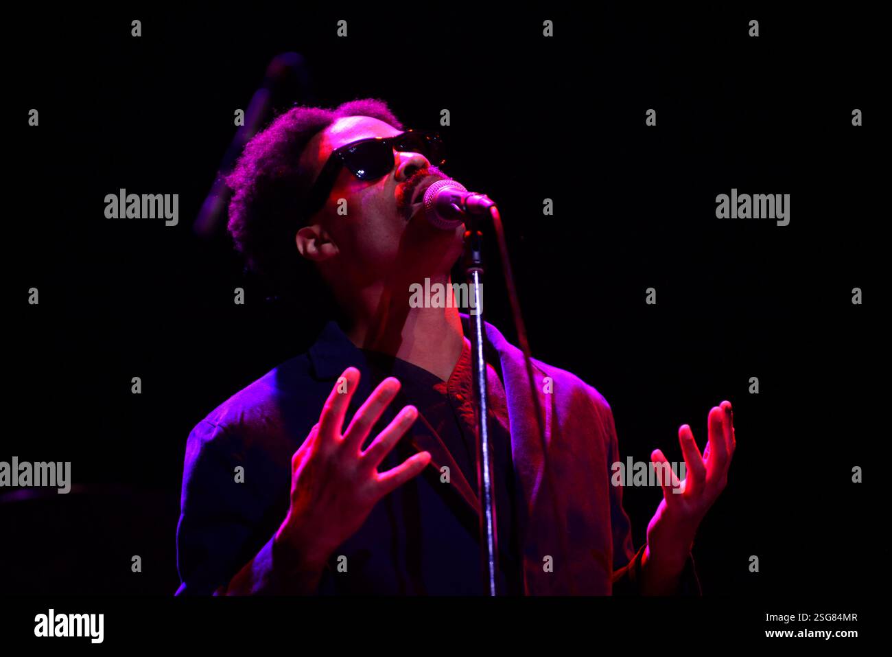 Miramar, Florida, USA. 08th Feb, 2025. Singer BILAL performs live on ...