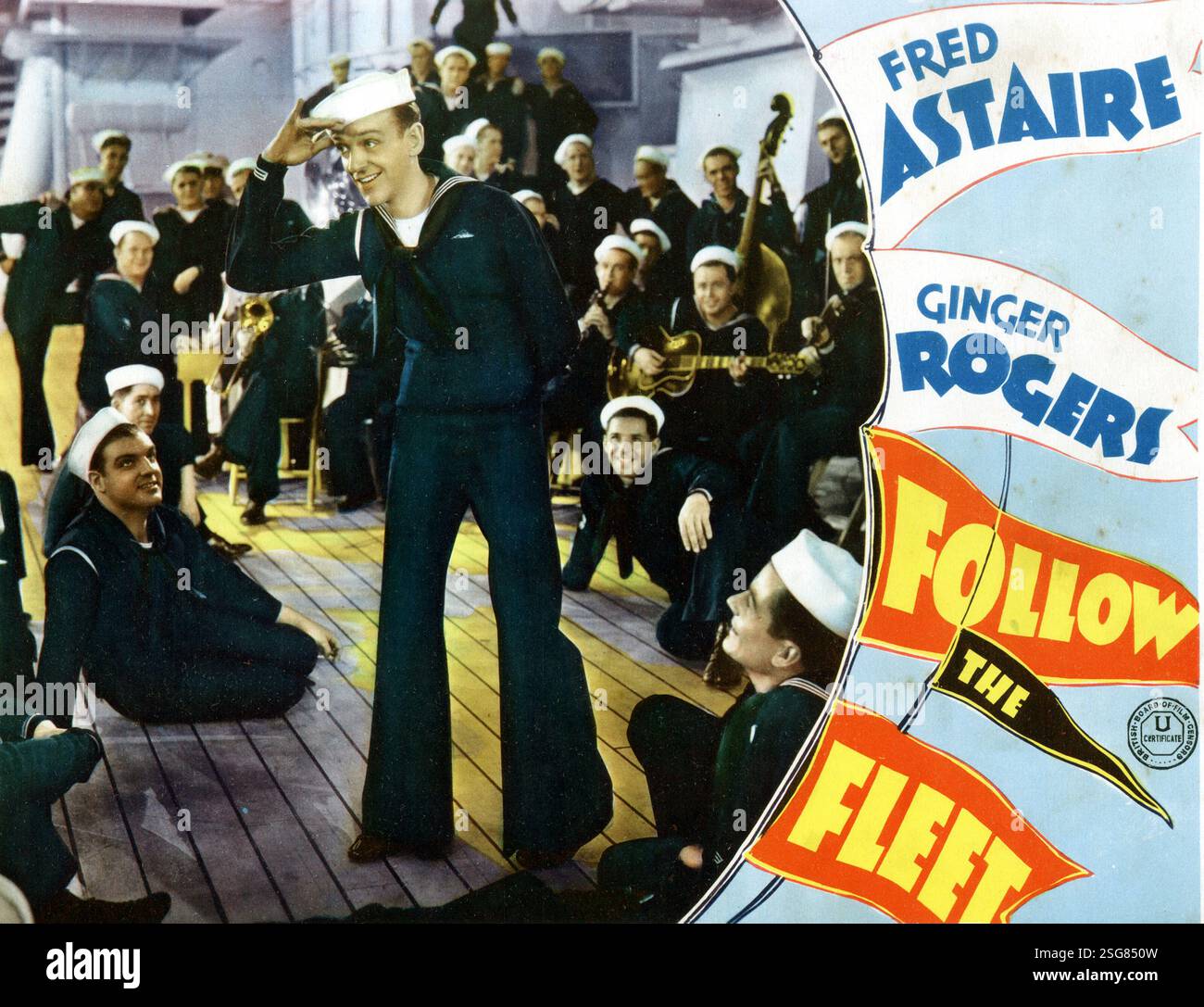 FOLLOW THE FLEET [US 1936] FRED ASTAIRE in the 'We Saw the Sea' song and dance number Date: 1936 ...
