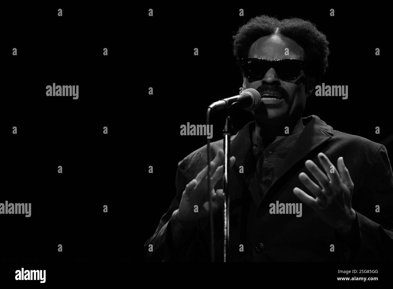 Miramar, Florida, USA. 08th Feb, 2025. Singer BILAL performs live on ...