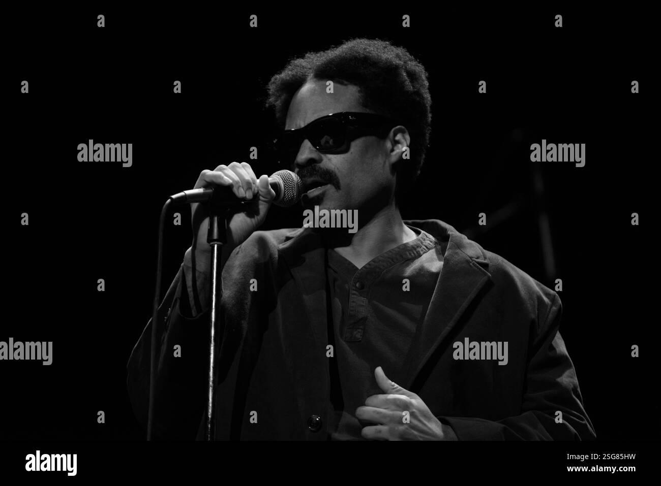 Miramar, Florida, USA. 08th Feb, 2025. Singer BILAL performs live on ...