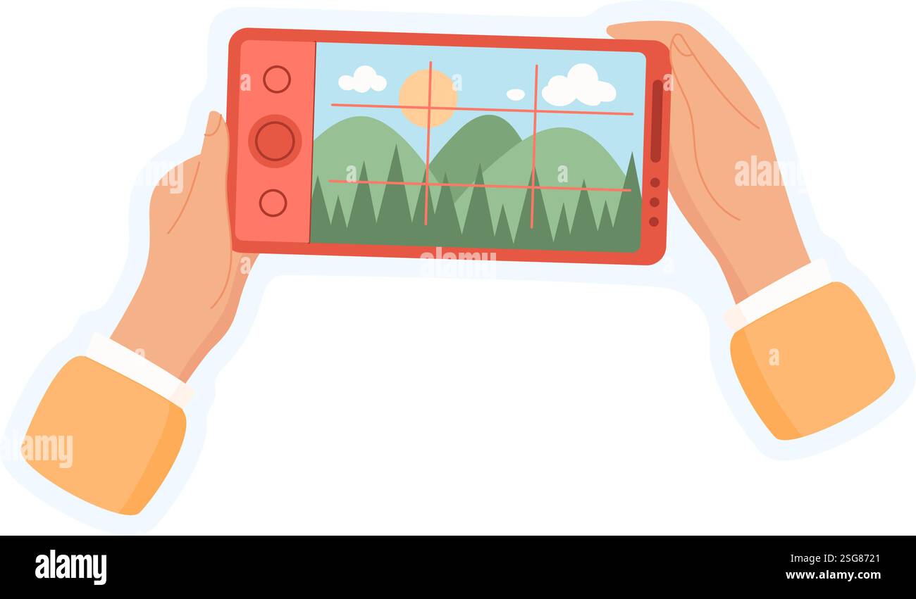 Hand holds mobile gps hi-res stock photography and images - Alamy