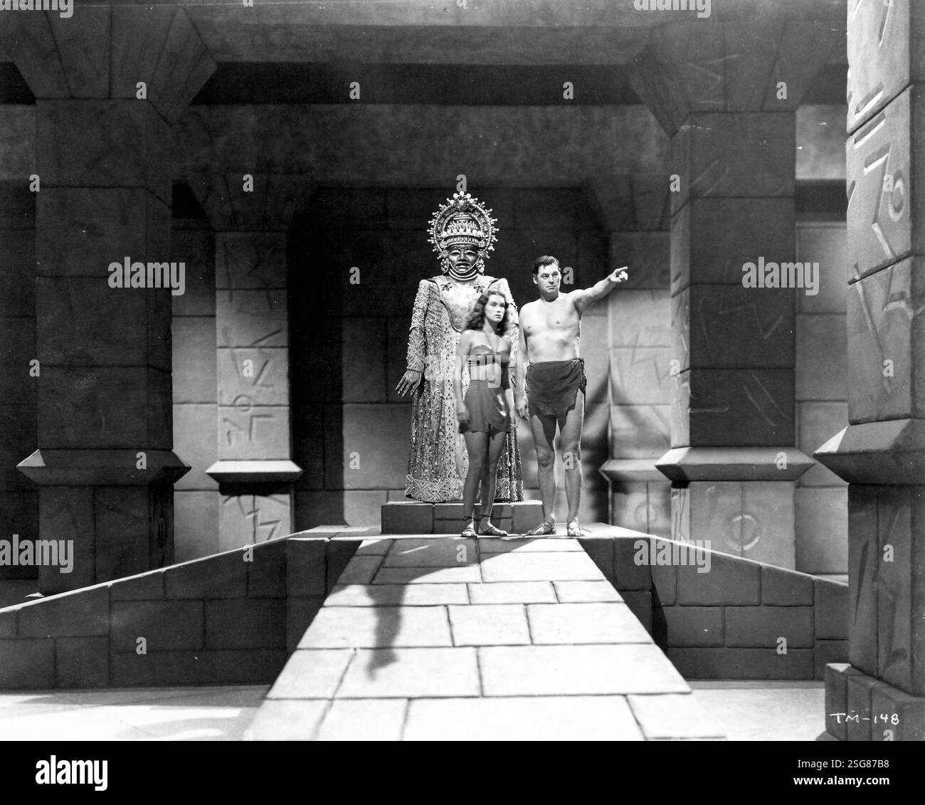 TARZAN AND THE MERMAIDS LINDA CHRISTIAN, JOHNNY WEISSMULLER TARZAN AND ...