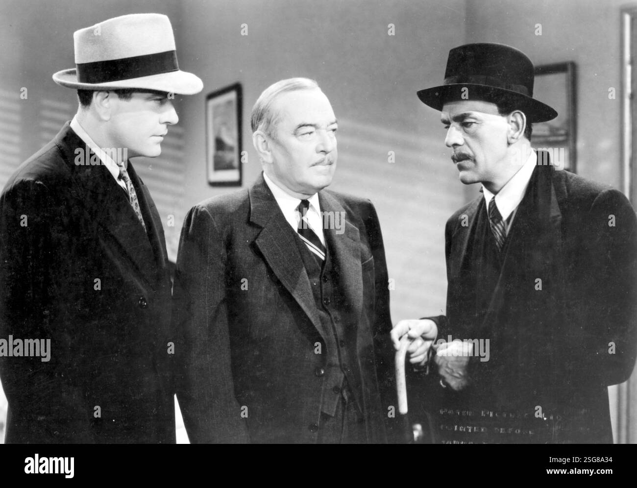 DOOMED TO DIE aka THE MYSTERY OF THE WENTWORTH CASTLE GRANT WITHERS, GUY USHER, BORIS KARLOFF ...