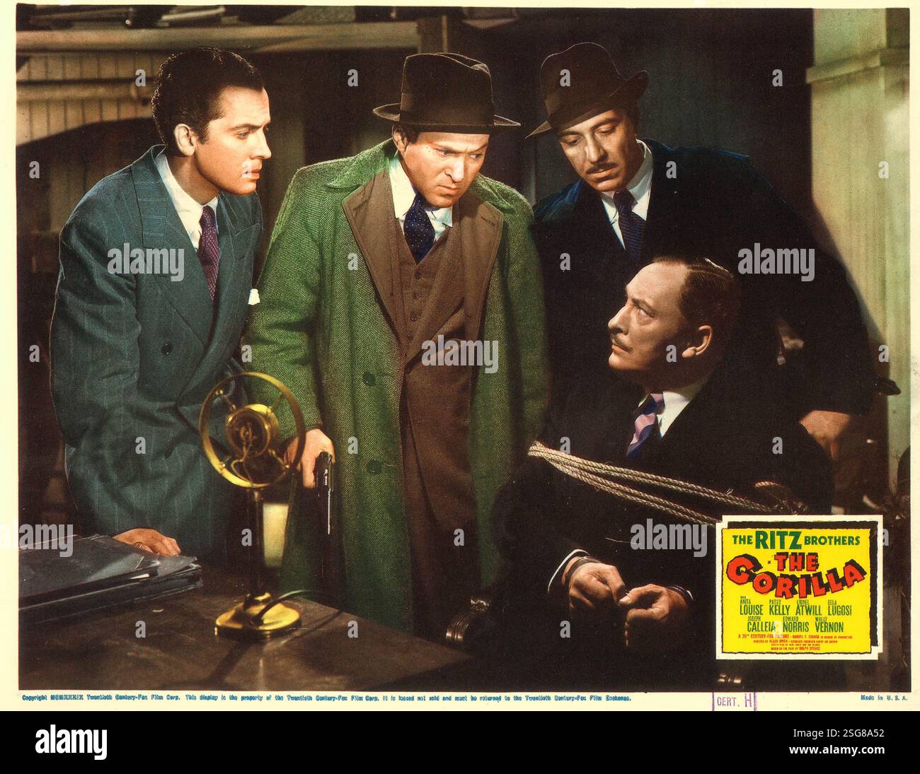 THE GORILLA EDWARD NORRIS, RITZ BROTHER , LIONEL ATWILL, JOSEPH CALLEIA ...