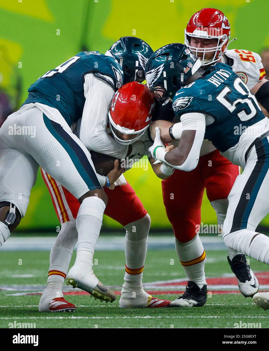 New Orleans, United States. 09th Feb, 2025. Kansas City Chiefs ...