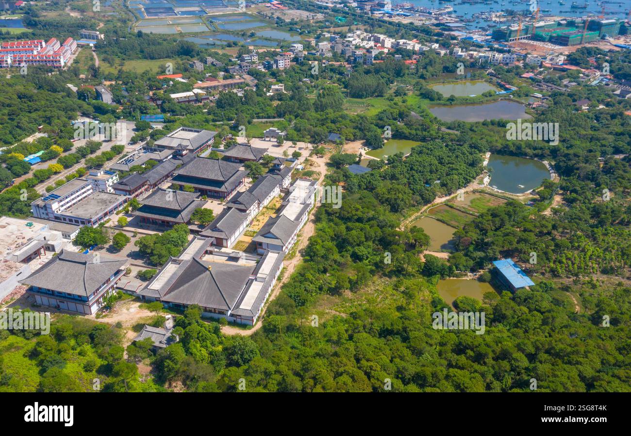 Aerial photography of Guantouling National Forest Park, Beihai City ...