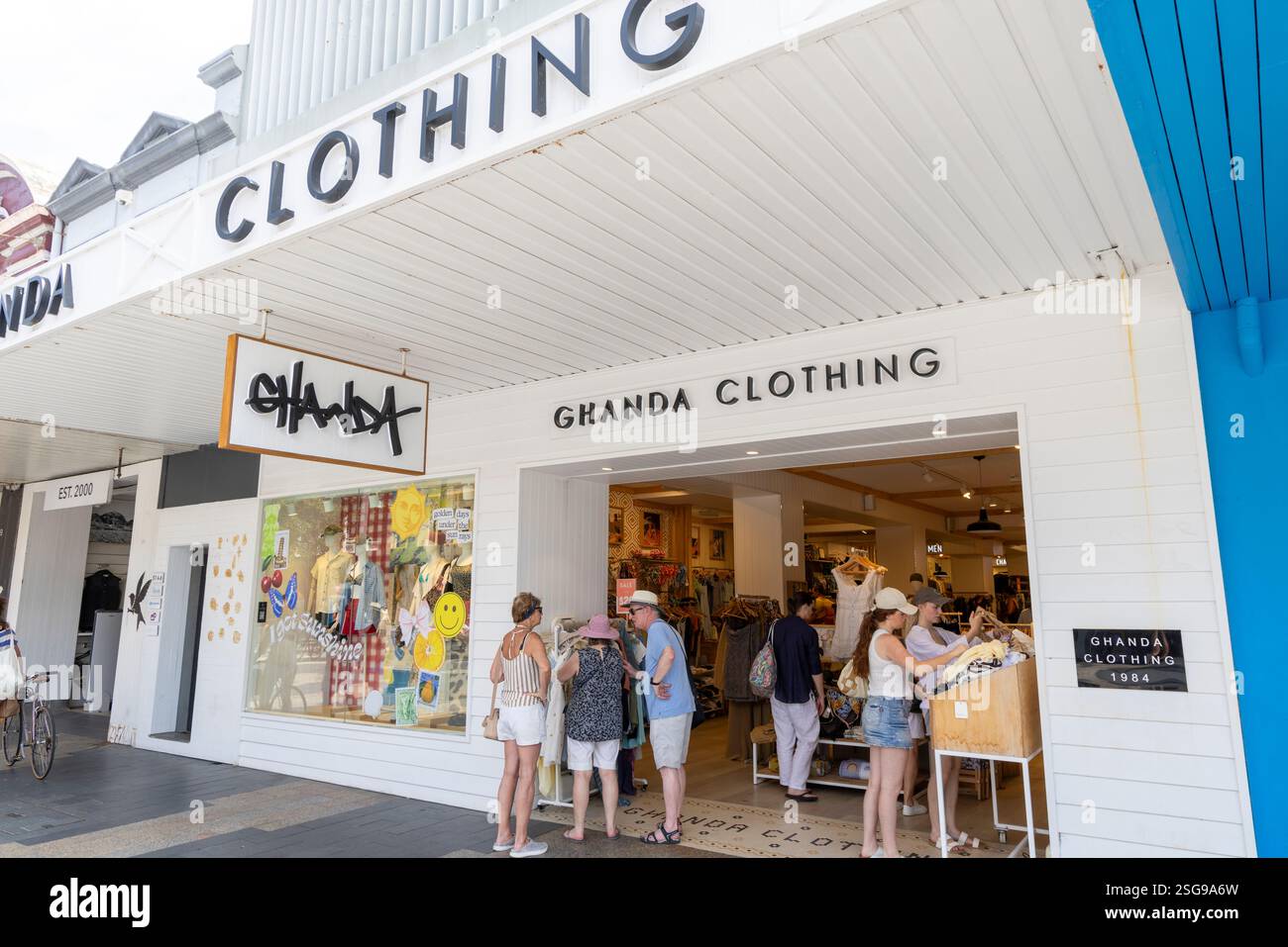 Manly Beach Sydney, Ghanda beach and street wear clothing store on the ...