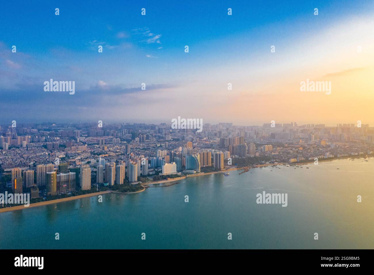 Coastal city scenery of Beihai City, Guangxi, China Stock Photo - Alamy