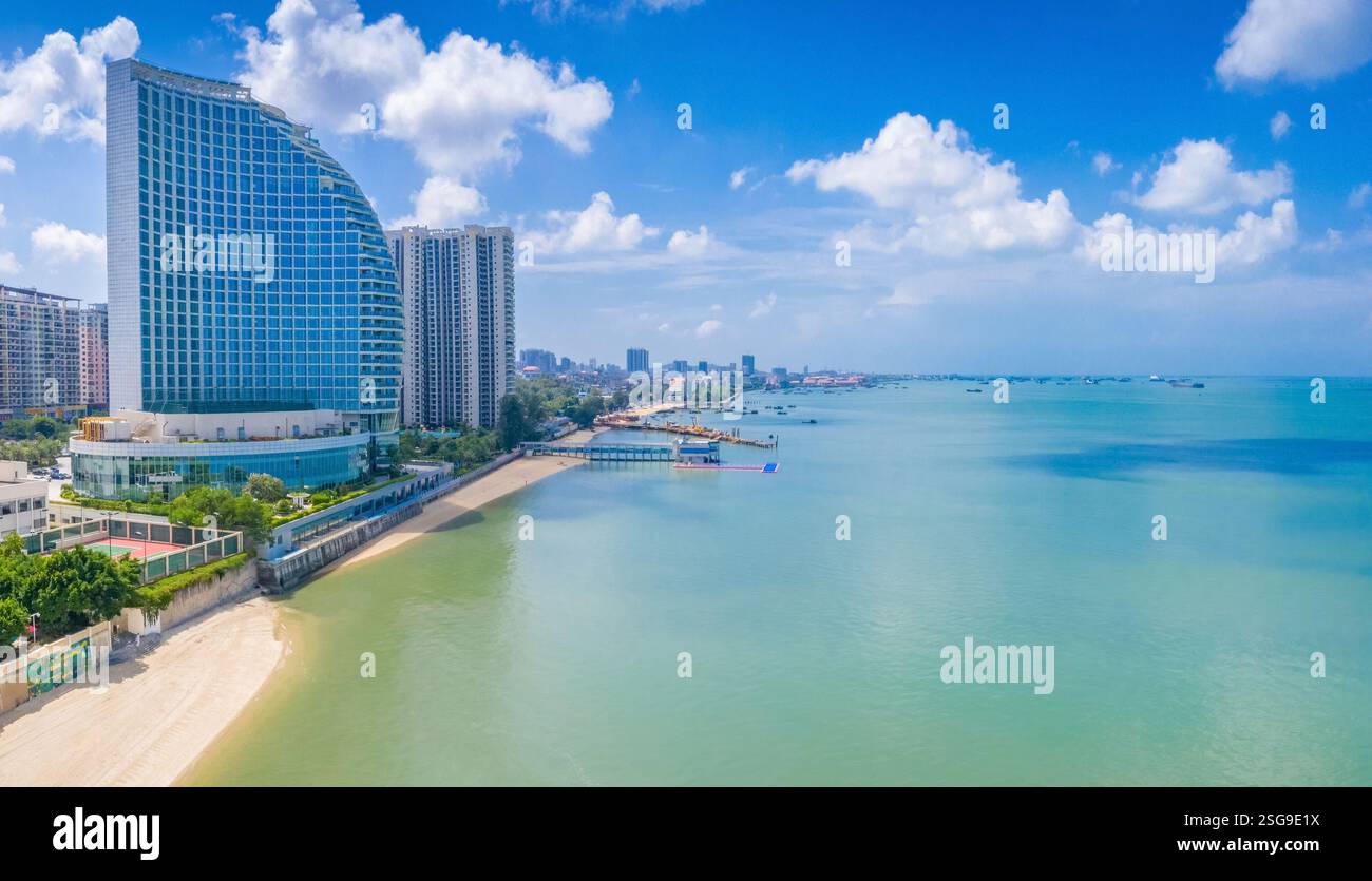 Coastal city scenery of Beihai City, Guangxi, China Stock Photo - Alamy