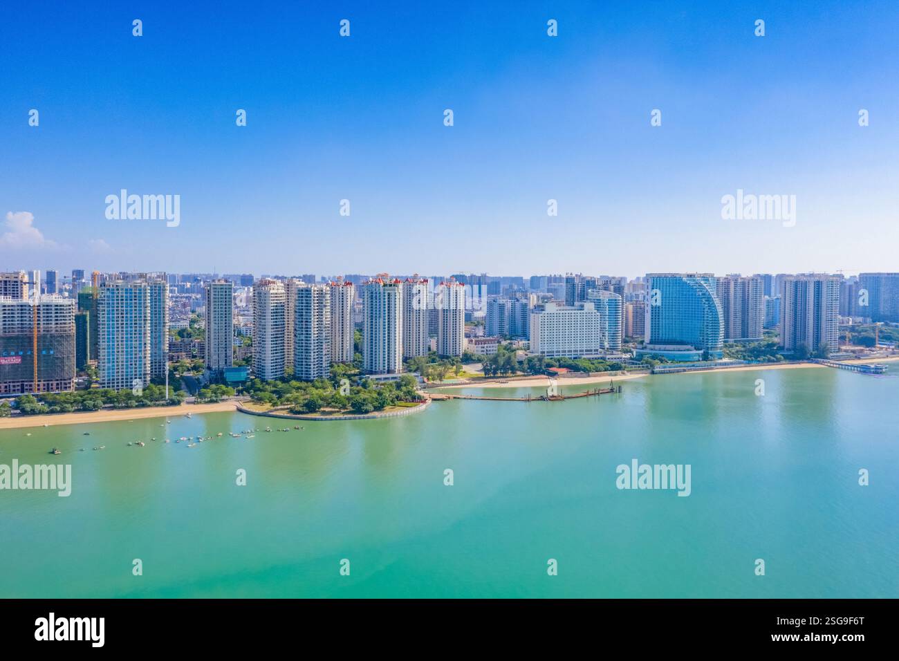 Coastal city scenery of Beihai City, Guangxi, China Stock Photo - Alamy