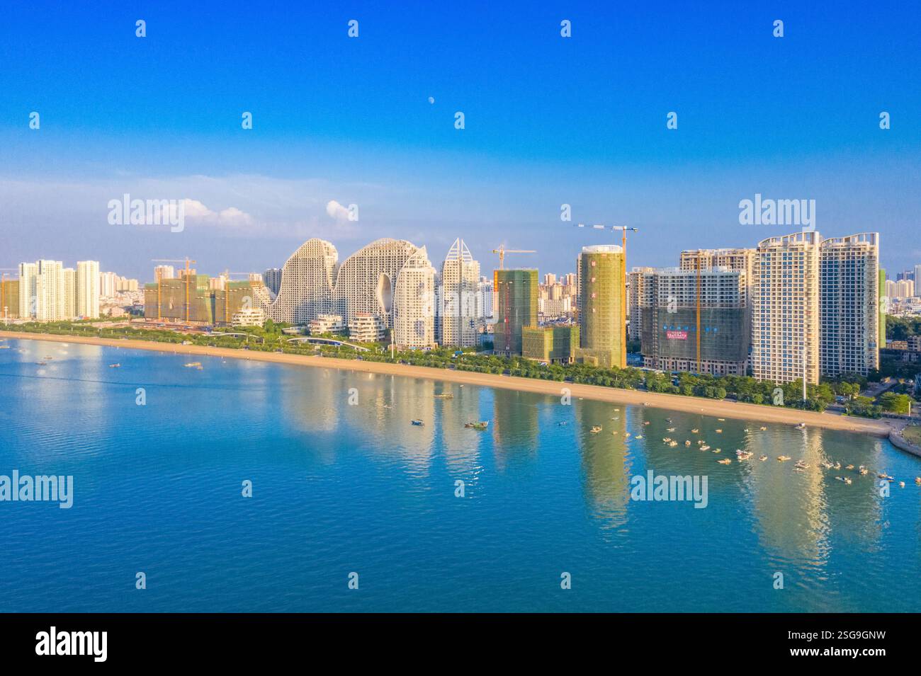 Coastal city scenery of Beihai City, Guangxi, China Stock Photo - Alamy