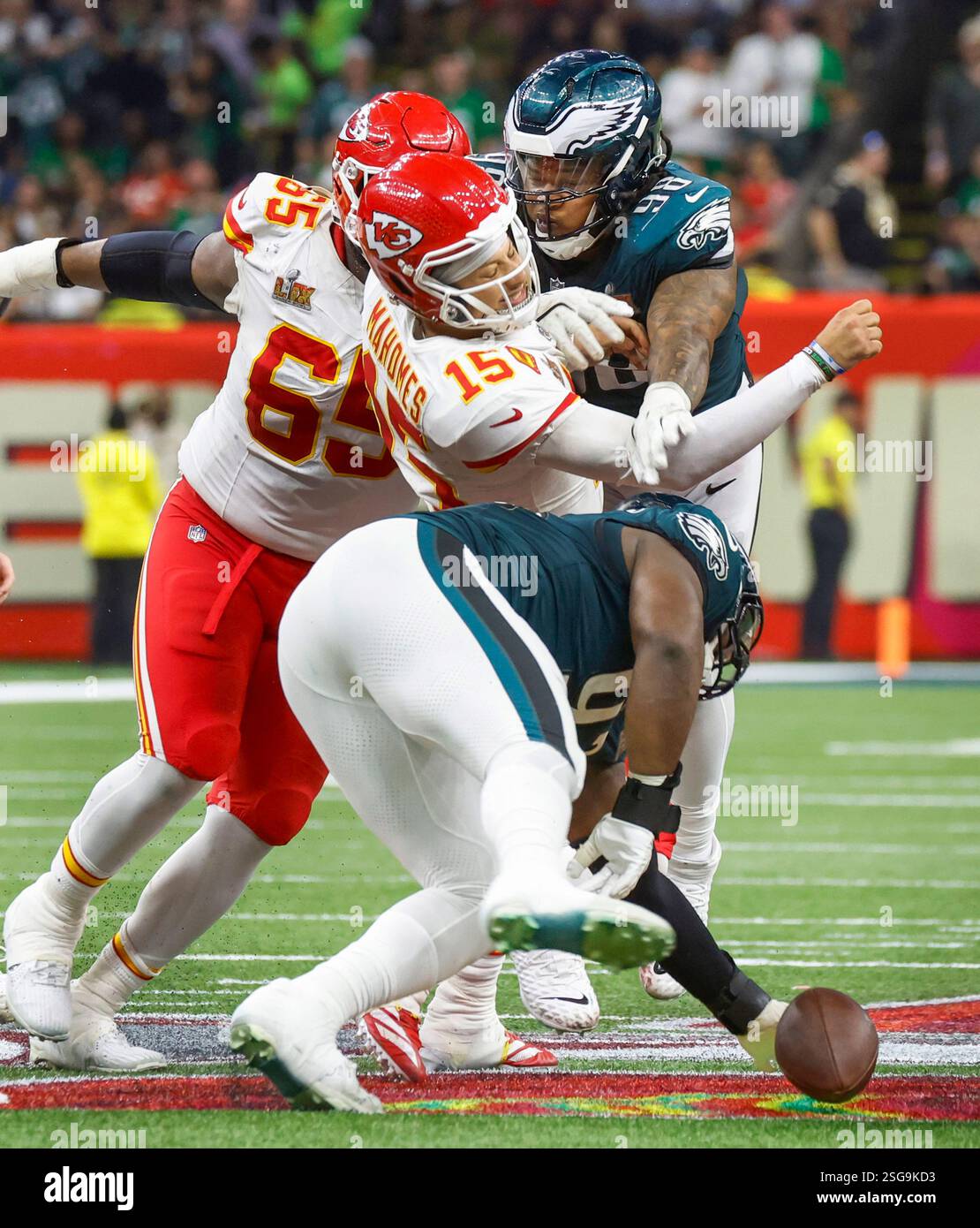 New Orleans, United States. 09th Feb, 2025. Philadelphia Eagles ...