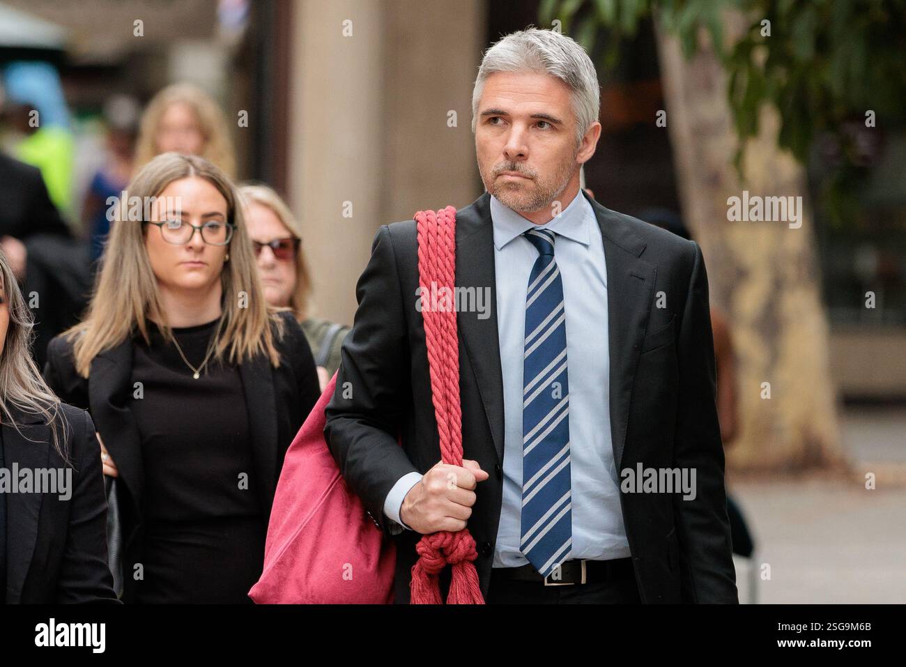 Ben Stanwix, lawyer for the prosecution arrives at the Supreme Court of ...