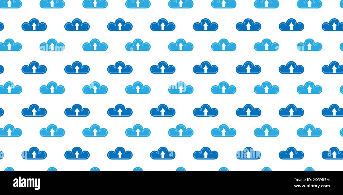 Colorful cloud pattern design featuring various shades of blue Stock ...