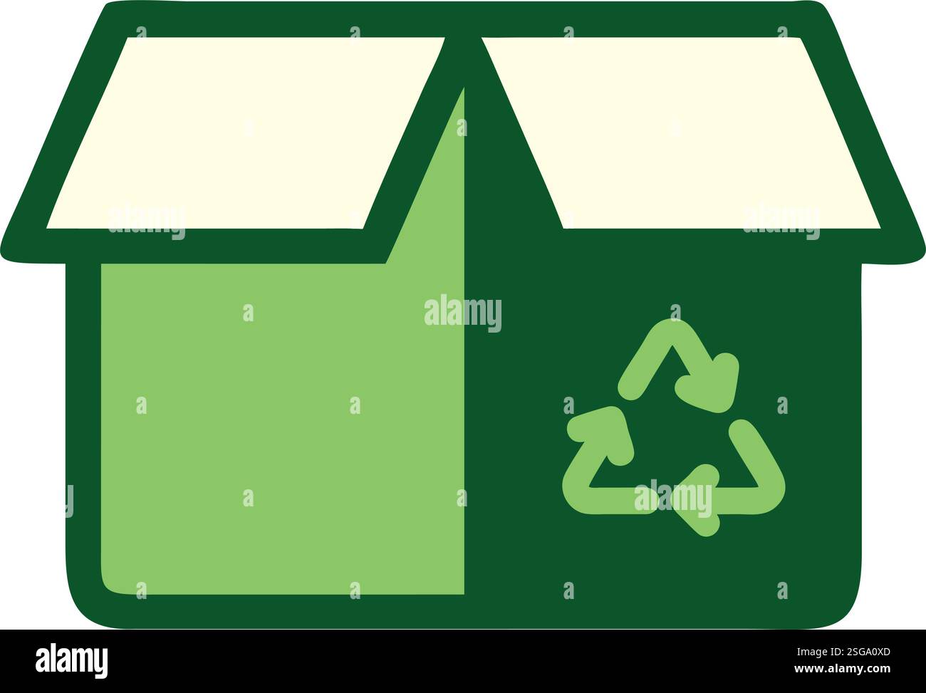 Recycled Packaging Icon Stock Vector Image & Art - Alamy