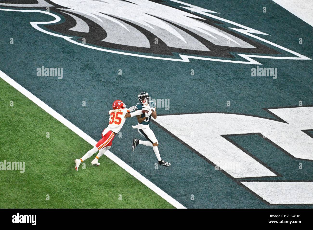 February 9, 2025, New Orleans LA; Philadelphia Eagles wide receiver ...