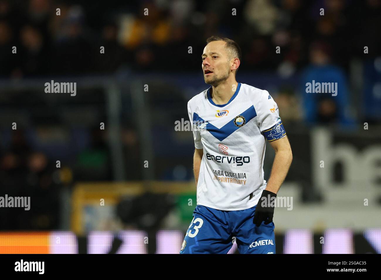 Mielec, Poland. 07th Feb, 2025. Krystian Getinger of Stal Mielec seen ...