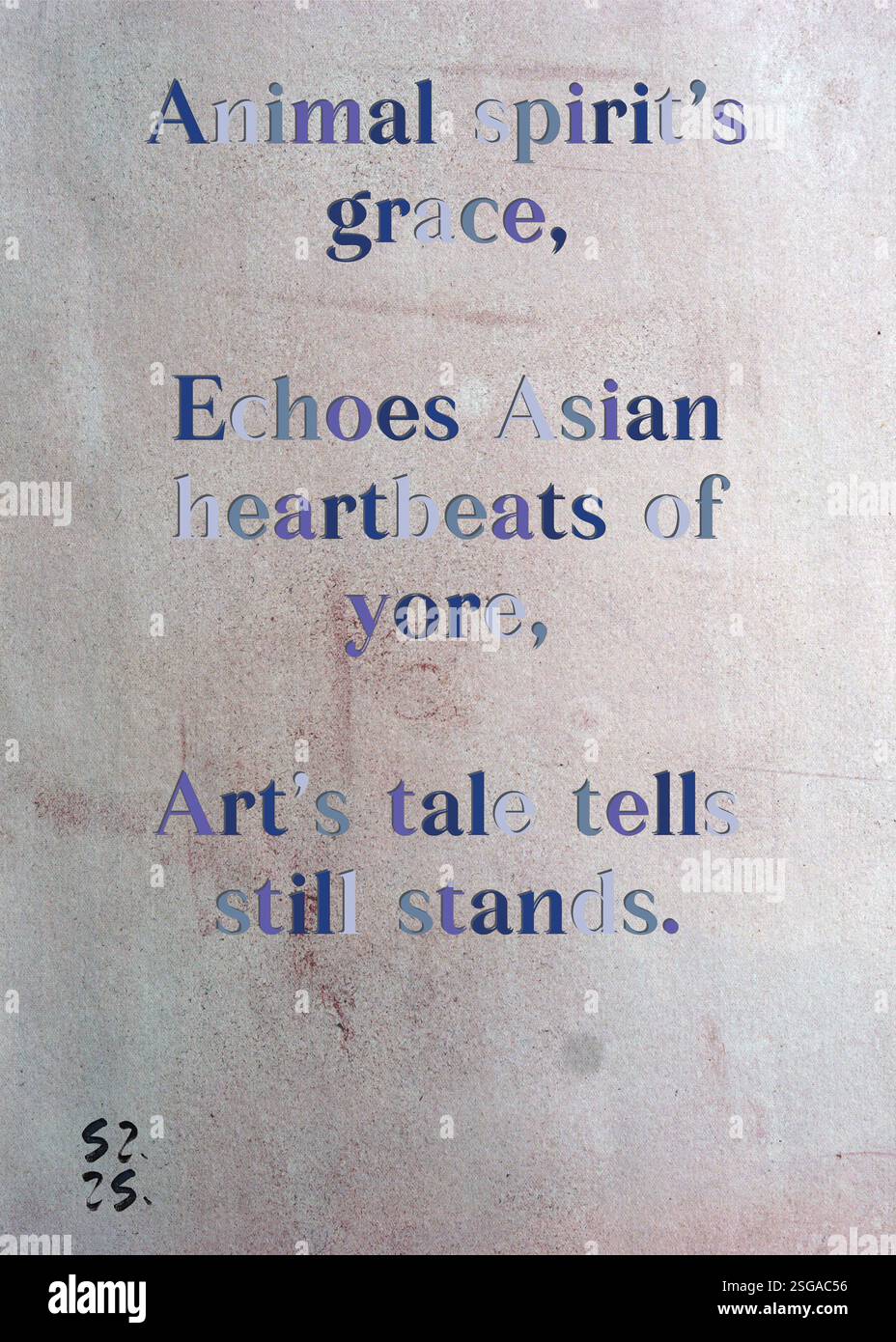 Animal spirit's grace, Echoes Asian heartbeats of yore, Art's tale ...