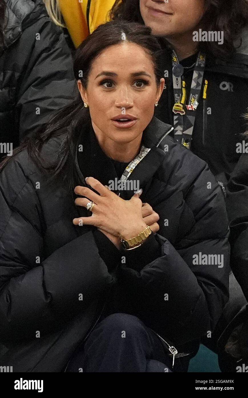 The Duchess of Sussex watches Wheelchair Curling at the Hillcrest ...