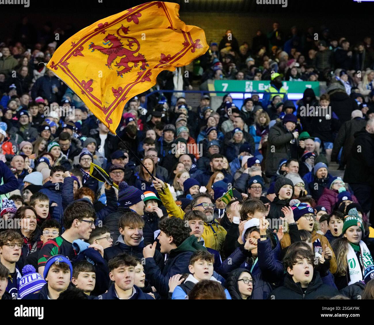 Edinburgh, Scotland, UK. 9th February 2025; Scottish Gas Murrayfield ...