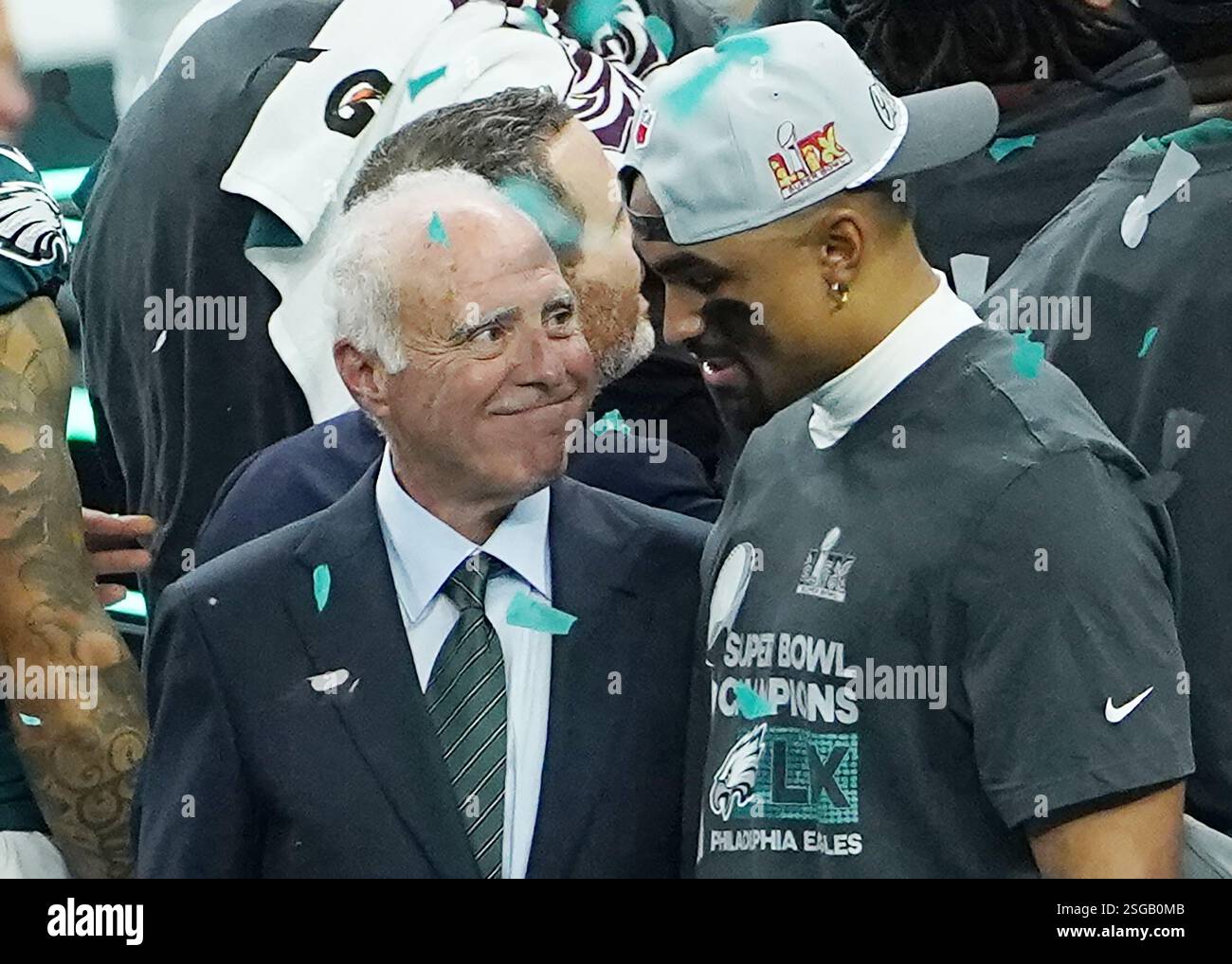 New Orleans, United States. 10th Feb, 2025. Philadelphia Eagles owner ...