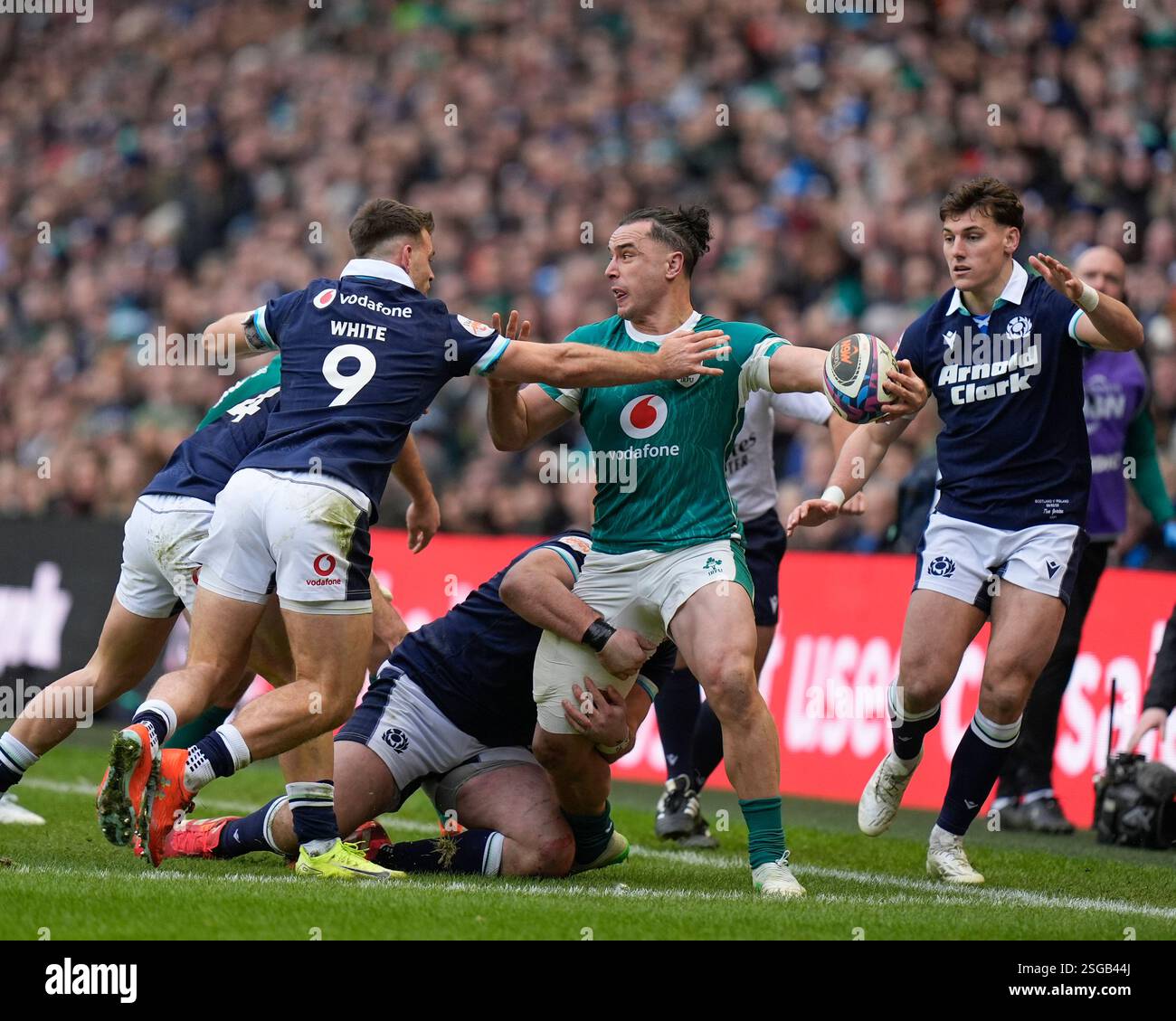 Edinburgh, Scotland, UK. 9th February 2025; Scottish Gas Murrayfield ...
