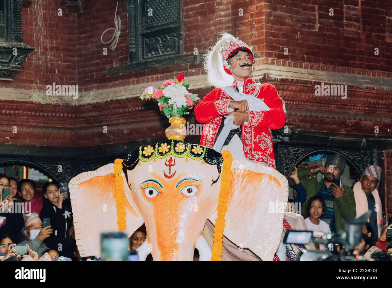 February 9, 2025, Bhaktapur, Bagmati, Nepal: Performers showcase the ...
